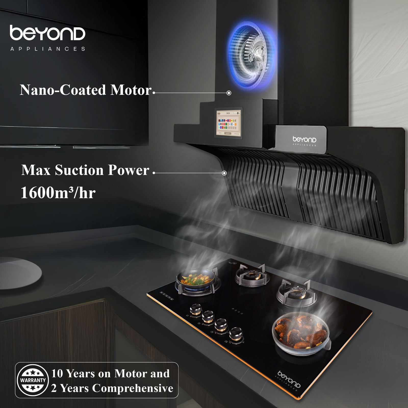 Buy Orion Chimney | India's 1st Android Kitchen Chimney | Auto Clean ...